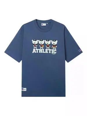 CHOCOOLATE Graphic Print T-shirt - Blue