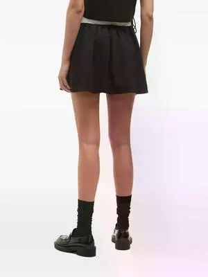 B+AB Cotton-blend A-line Skirt - Black