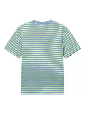 CHOCOOLATE Striped Logo T-shirt - Blue
