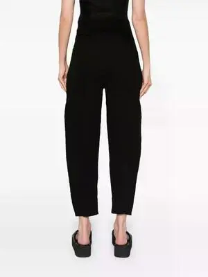 Transit Embossed-effect High-waist Trousers