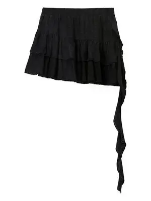 TOUT A COUP Ruffle-detail Mini Skirt