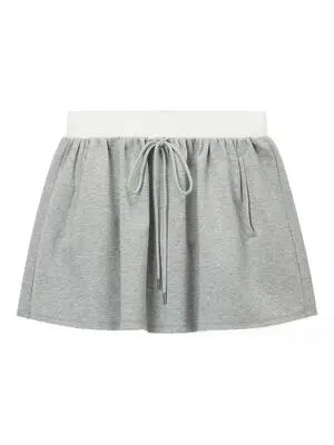 B+AB Cotton-blend Mini Skirt - Grey
