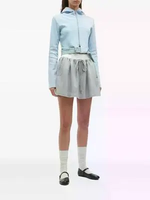 B+AB Cotton-blend Mini Skirt - Grey