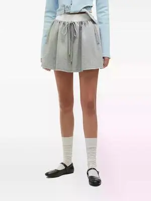 B+AB Cotton-blend Mini Skirt - Grey