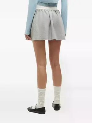 B+AB Cotton-blend Mini Skirt - Grey