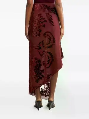 Etro Semi-sheer Midi Skirt