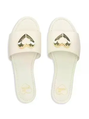 Moschino Leather Slides