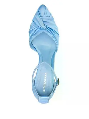 GINISSIMA 95mm Satined Pumps