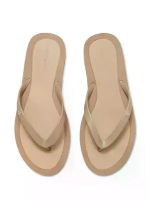 Tory Burch Kira Padded Flip Flops - Neutrals