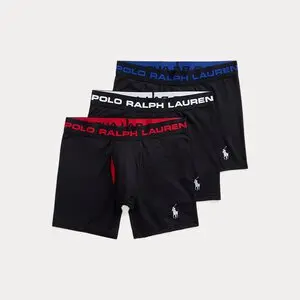 Ralph Lauren Perfect Pouch Modal Boxer Brief 3-pack - Polo Black