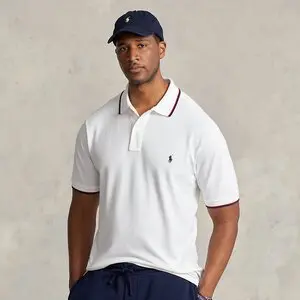 Ralph Lauren Mesh Polo Shirt - White