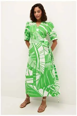 MARIE OLIVER Rita Wrap Dress - Verdant