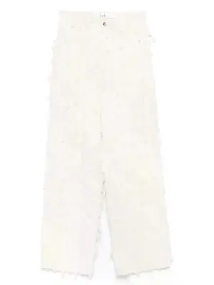Séfr Distressed Straight Leg Jeans