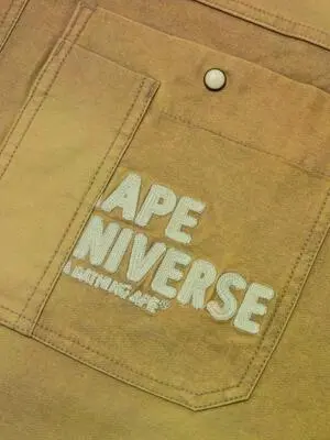 AAPE BY *A BATHING APE® Embroidered-logo Shirt