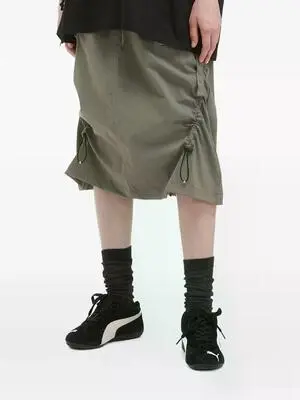 MUSIUM DIV. Cargo-pockets Midi Skirt - Green