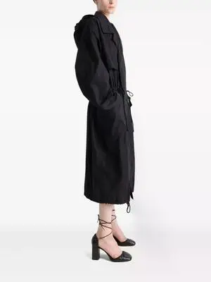 LEMAIRE Lightweight Trench Coat - Black