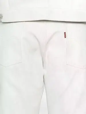 Junya Watanabe Logo-patch Jeans - Neutrals