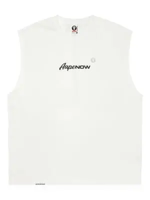 AAPE BY *A BATHING APE® Logo T-shirt - White