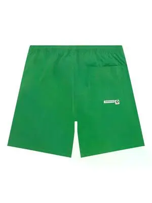 AAPE BY *A BATHING APE Logo-patch Shorts - Green