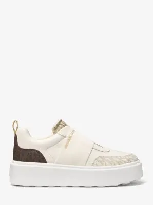 Michael Kors Romey Mixed Media Platform Sneakers