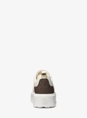 Michael Kors Romey Mixed Media Platform Sneakers