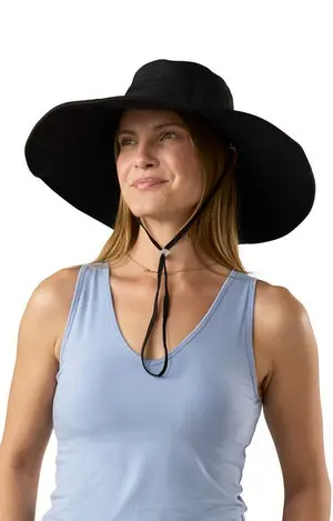 UV SKINZ Wide Brim Hat - Black