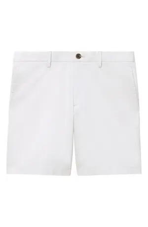 Theory Zaine Cotton Blend Shorts - Fog