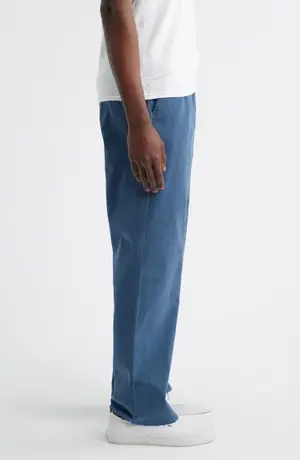 Brixton Broadway Relaxed Twill Pants - Washed Denim Blue