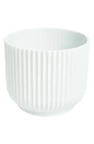 LYNGBY PORCELAEN Porcelain Flowerpot - White Large