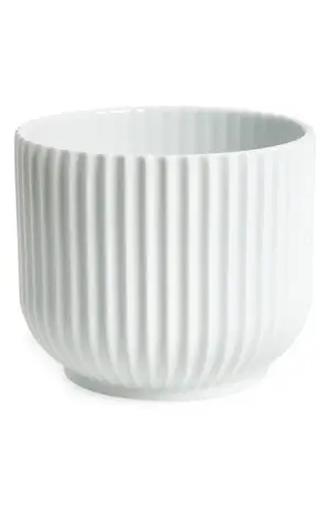 LYNGBY PORCELAEN Porcelain Flowerpot - White Medium