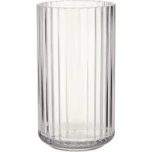 LYNGBY PORCELAEN 6-inch Fluted Vase - Clear