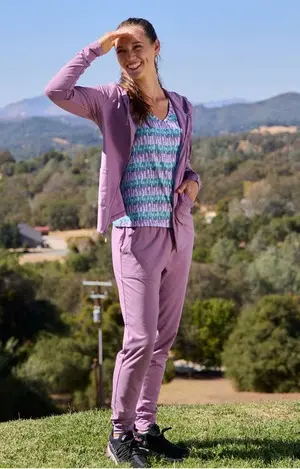 UV SKINZ Everyday Hooded Jacket - Grape