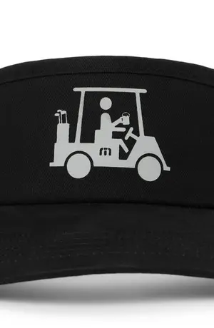 Travis Mathew Mapes Golf Visor - Black