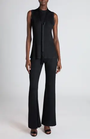 TOM FORD Rib Knit Flare Leg Pants