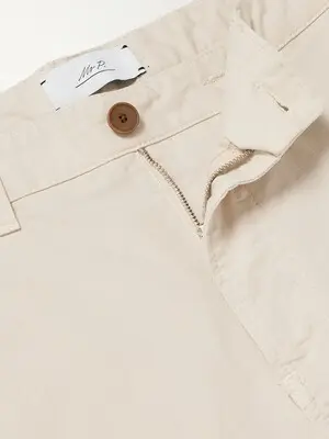 Mr P. Straight-leg Cotton-blend Ripstop Shorts
