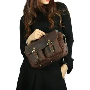 STEEL HORSE LEATHER Faust Camera Bag - Brown