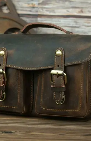 STEEL HORSE LEATHER Faust Camera Bag