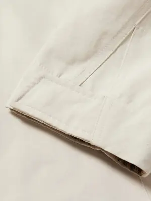 FRIZMWORKS Corduroy-trimmed Cotton-blend Jacket - Neutrals