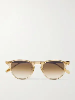 Garrett Leight Hampton J Sunglasses - Brown