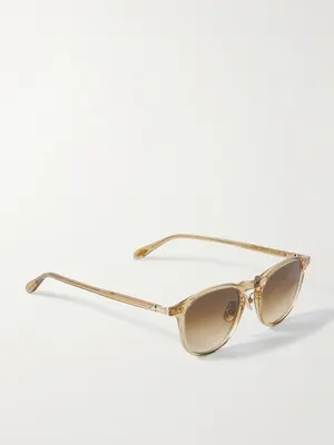 Garrett Leight Hampton J Sunglasses - Brown