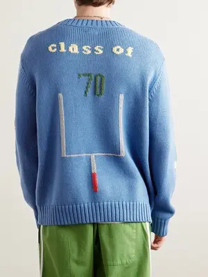BODE Spirit Intarsia-knit Sweater