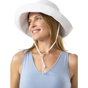 UV SKINZ Roll Up Sun Hat - White