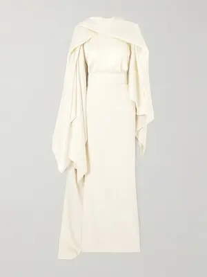 Solace London Rosalia Cape-effect Gown