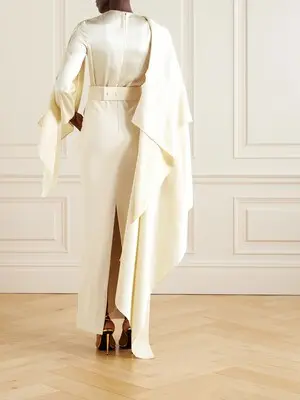 Solace London Rosalia Cape-effect Gown