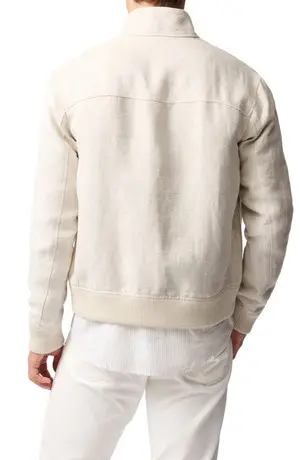 Rodd & Gunn Stavely Linen Bomber Jacket
