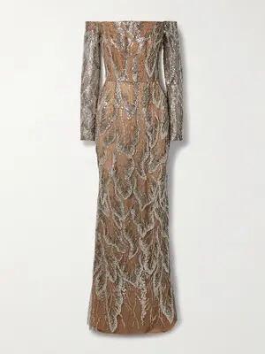 Elie Saab Embroidered Evening Dresses