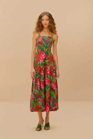 Tropical Print Day Dresses