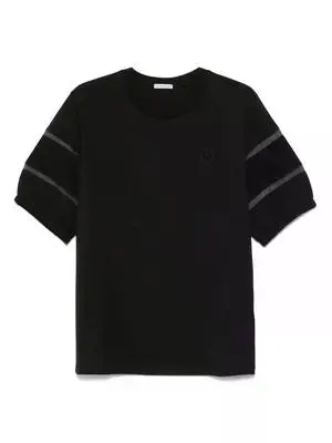 Moncler Logo-patch T-shirt - Black