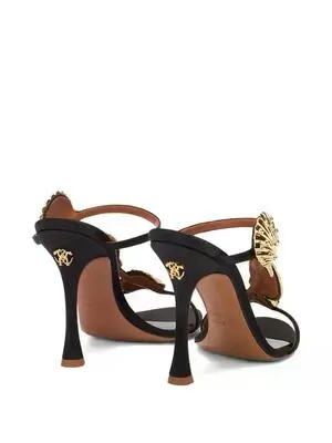 Roberto Cavalli Shell-appliqué Sandals