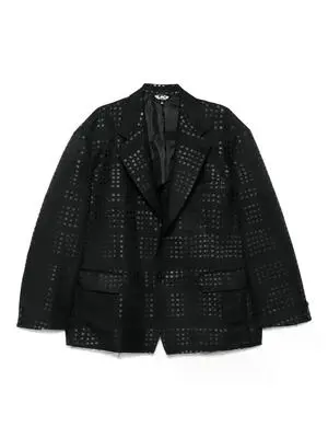BLACK COMME DES GARÇONS Polka Dot-print Blazer